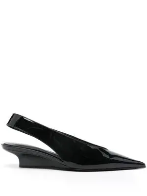 TOTEME 35mm Wedge-heel Slingback Pumps