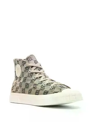 MISBHV Monogram High-top Sneakers - Neutrals
