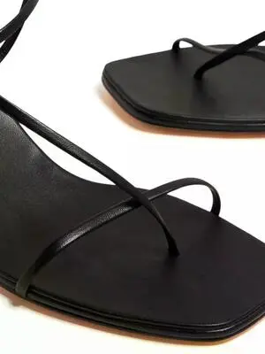 Studio Amelia 70mm Cross Front Sandals - Black