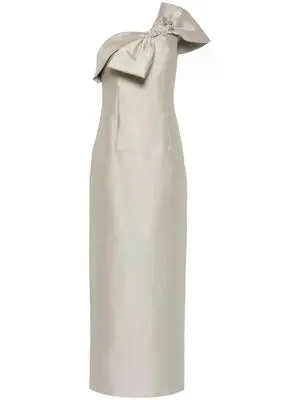 Sachin & Babi Ines One-shoulder Gown With Bow
