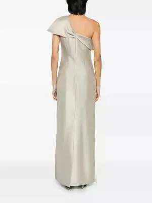 Sachin & Babi Ines One-shoulder Gown With Bow