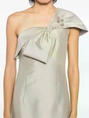 Sachin & Babi Ines One-shoulder Gown With Bow