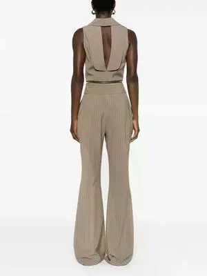 MITILIANE COUTURE Striped Zipped Jumpsuit
