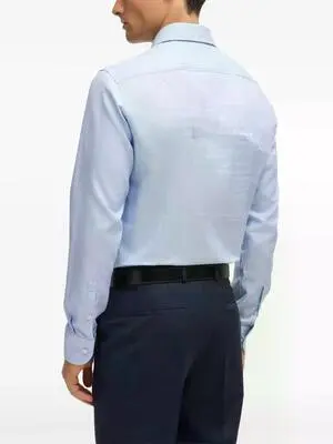 BOSS Check-pattern Cotton Shirt