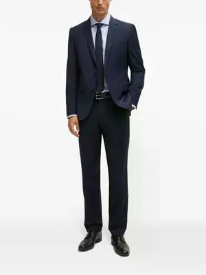BOSS Check-pattern Cotton Shirt