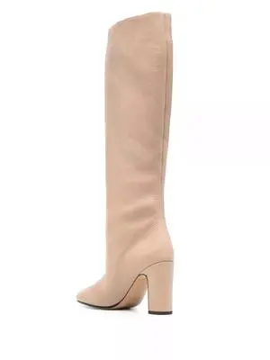 Kiton 95mm Leather Knee-high Boots