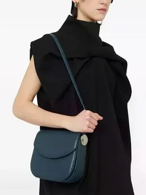 JIL SANDER Coin Leather Crossbody Bag