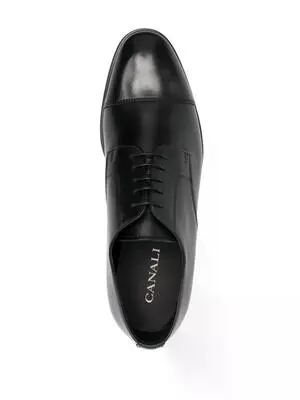 Canali Leather Derby Shoes