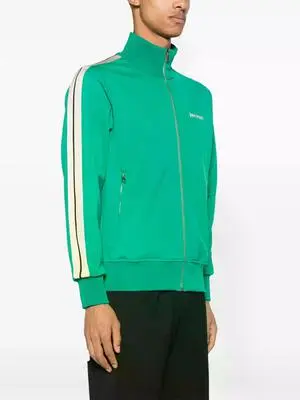 Palm Angels Logo-embroidered Track Jacket - Green