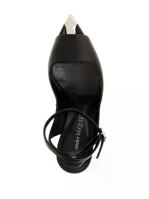 Alexander McQueen Punk Ankle Strap Stiletto Sandals