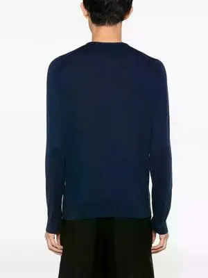 John Smedley Fine-knit Cotton Jumper - Blue