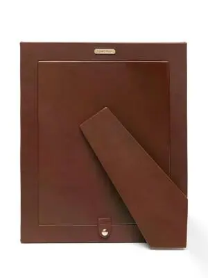 Ralph Lauren Durham Perforated Leather Photo Frame - Brown