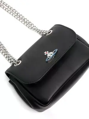 VIVIENNE WESTWOOD Orb-plaque Leather Shoulder Bag