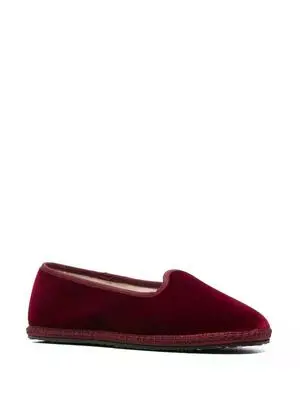 SCAROSSO Valentina Slip-on Slippers - Red