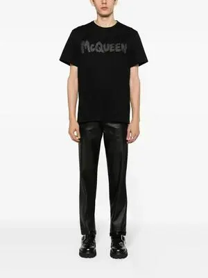 Alexander McQueen Logo-print Cotton T-shirt