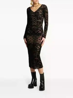 Etro Paisley Velvet Dress