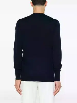 Eleventy Fine Knit Wool Sweater - Blue