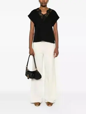 TWINSET Lace-detail T-shirt