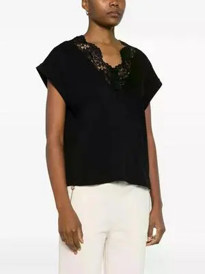 TWINSET Lace-detail T-shirt