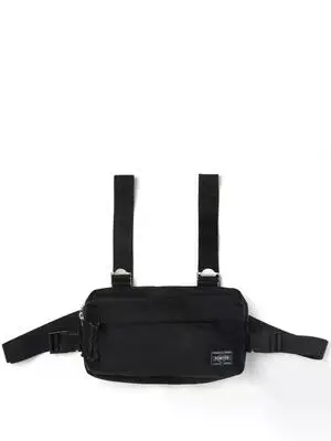 Comme Des Garçons X Porter Logo-patch Chest Bag - Black
