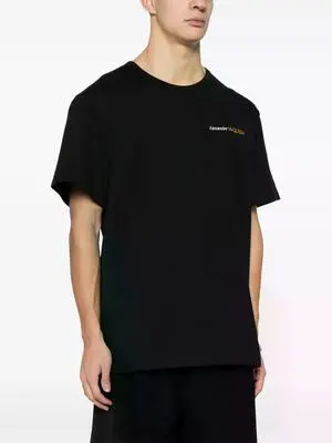 Alexander McQueen Embroidered-logo Cotton T-shirt
