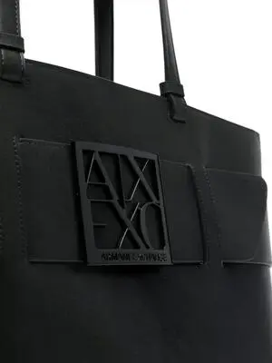 Armani Exchange Logo-plaque Tote Bag