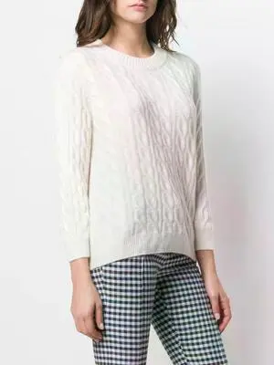 N.peal Cashmere Cable Knit Sweater