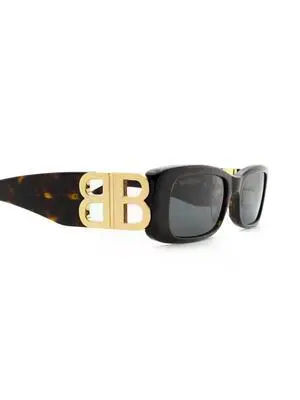 Balenciaga Dynasty Rectangle Sunglasses
