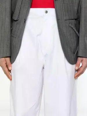 Moschino Pleated Wide-leg Trousers