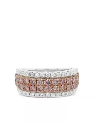 HYT JEWELRY Brilliant Cut Diamond Fine Ring - Silver