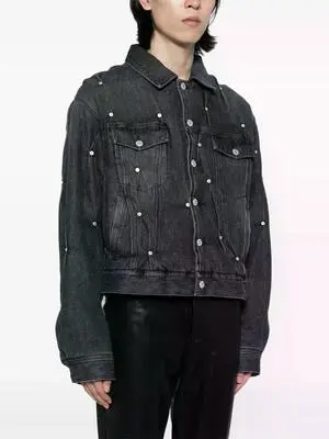 KUSIKOHC Studded Denim Trucker Jacket