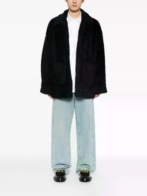 DOUBLET Hand-painted Faux-fur Jacket