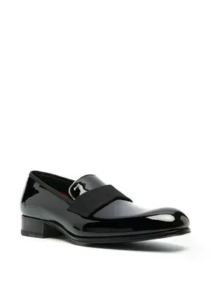 TOM FORD Patent-finish Leather Loafers