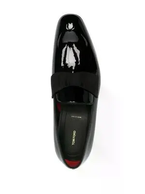 TOM FORD Patent-finish Leather Loafers