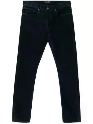 TOM FORD Slim-cut Leg Trousers - Blue
