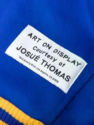GALLERY DEPT. Logo-appliqué Wool Bomber Jacket