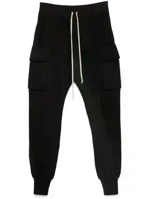 Rick Owens Mastodon Cut Track Trousers - Black