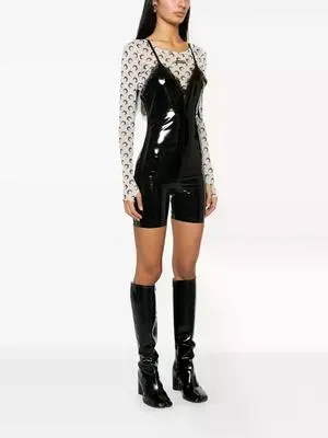 Alchemy Fashions Lace-trimmed Playsuit