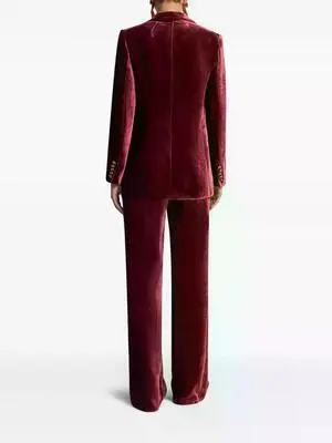 Etro Single-breasted Velvet Blazer - Red
