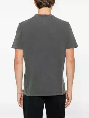 GOLDEN GOOSE Inverted-logo Distressed-effect T-shirt