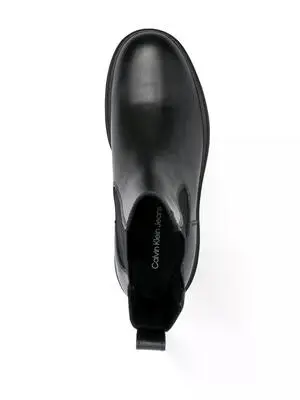 Calvin Klein Lug-sole Leather Boots