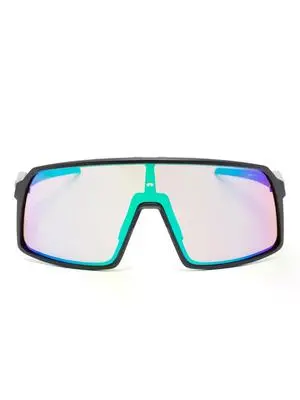 Oakley Matte-finish Shield-frame Glasses - Black