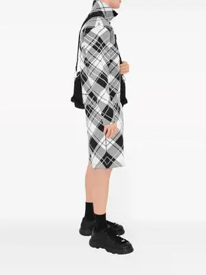 Burberry Check-print Mid-rise Shorts
