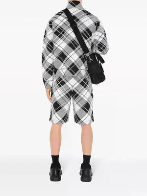 Burberry Check-print Mid-rise Shorts