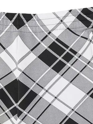 Burberry Check-print Mid-rise Shorts