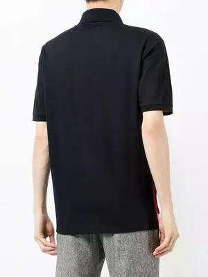 Thom Browne Rwb Stripe Polo Shirt - Blue