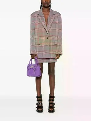 A.M.G. Checked Blazer