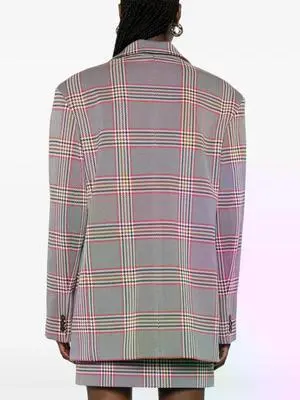 A.M.G. Checked Blazer