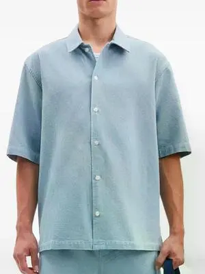 SAMSOE SAMSOE Short-sleeve Denim Shirt