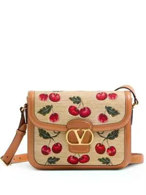 Valentino Garavani 9to5 Cherryfic Motif Shoulder Bag